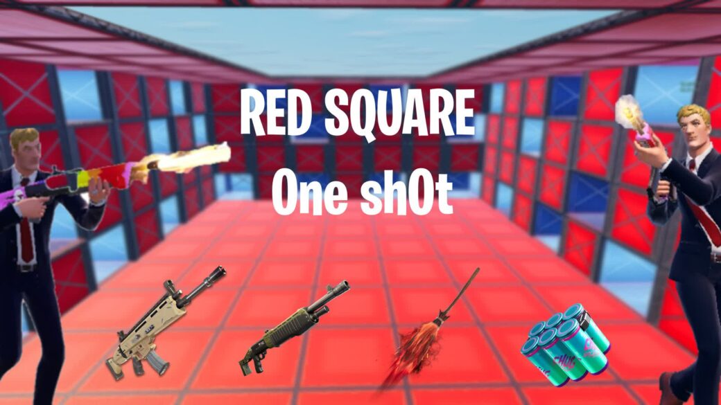 Red Square One Shot [ jeaner ] – Fortnite Creative Map Code