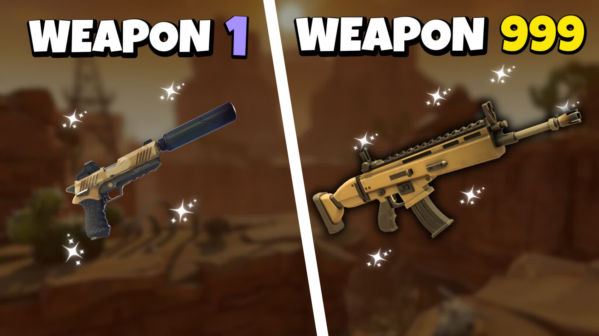 🌵DESERT GUN GAME [ team4lpha ] – Fortnite Creative Map Code