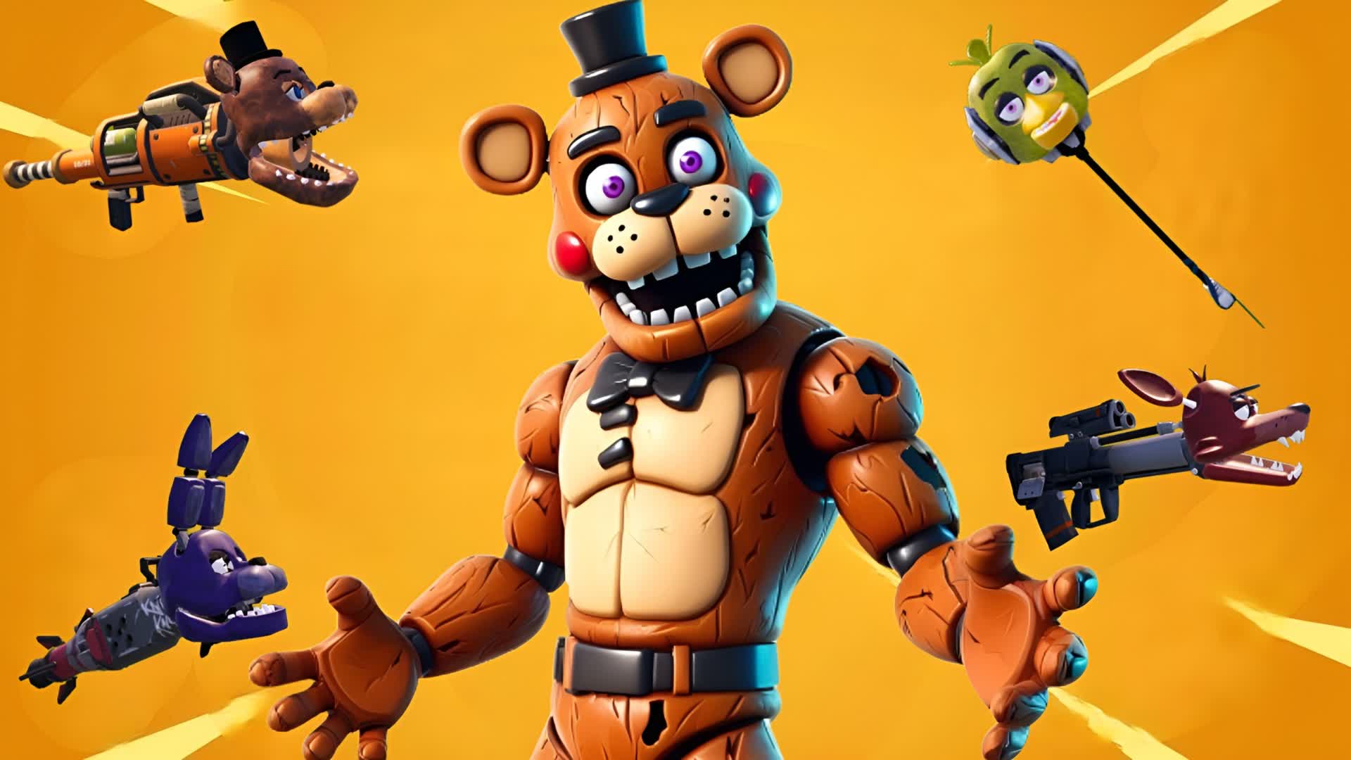 FNAF - ALL WEAPONS - FREE FOR ALL [ brua ] – Fortnite Creative Map Code
