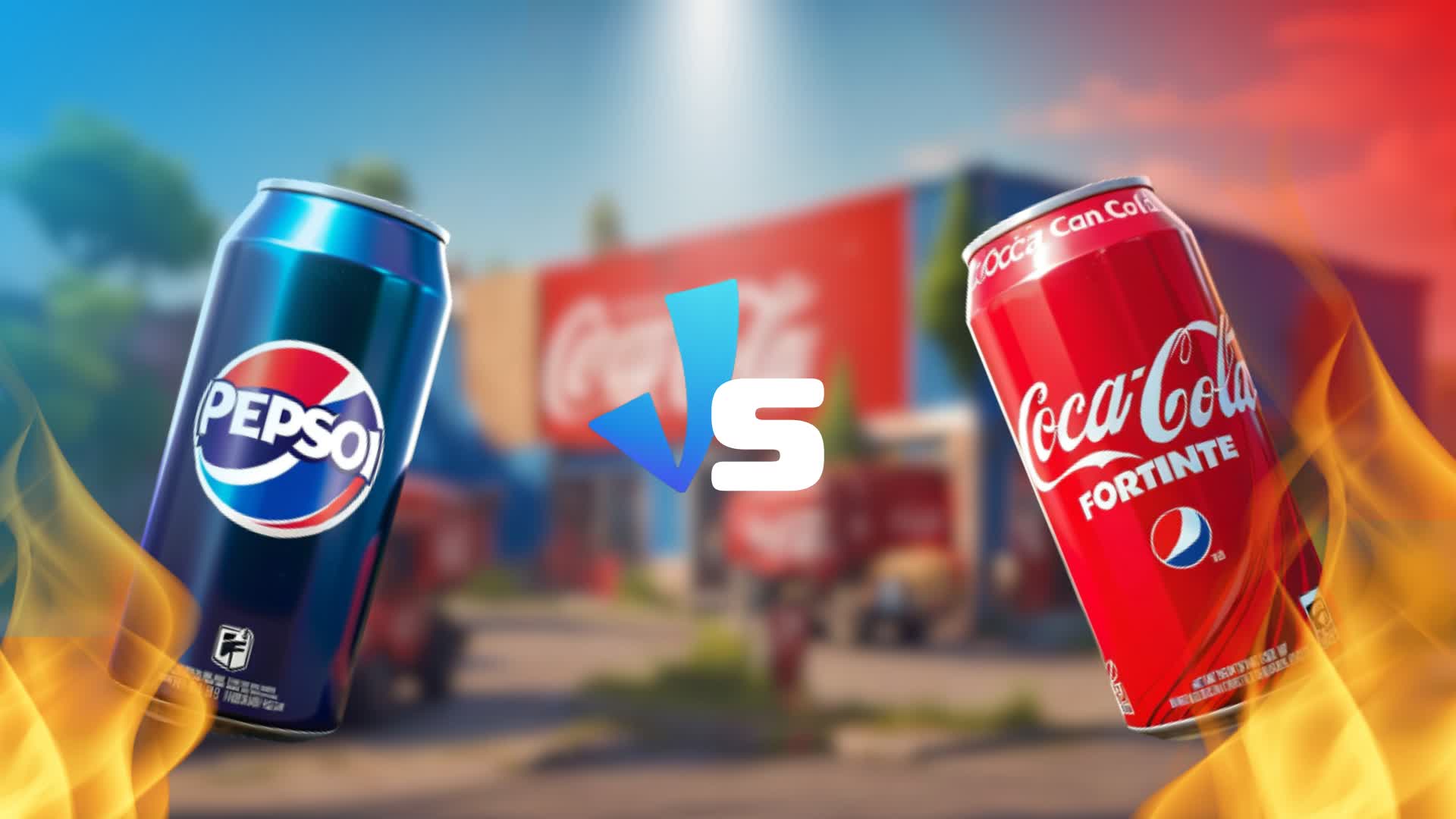 🔴RED PEPSOI VS BLUE C0CAGOLA🔵 [ krokostudios ] – Fortnite Creative Map Code