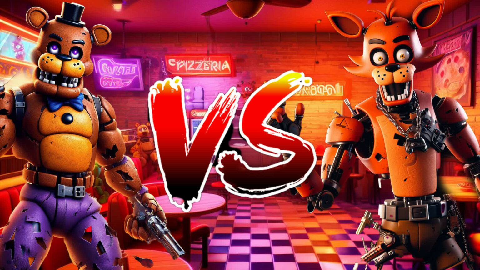OG Freddy VS Foxy FNAF Red VS Blue [ zer0oooo0 ] – Fortnite Creative ...