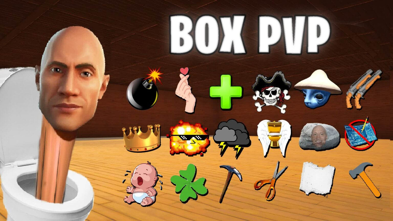 👑SKIBIDI📦 BOX PVP HEROES [ bougre ] – Fortnite Creative Map Code