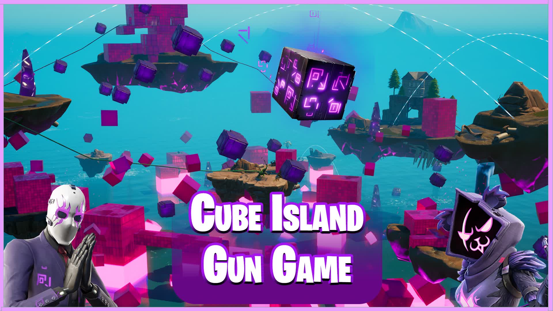 Cube Island Gun Game [ panicswitchx9 ] – Fortnite Creative Map Code