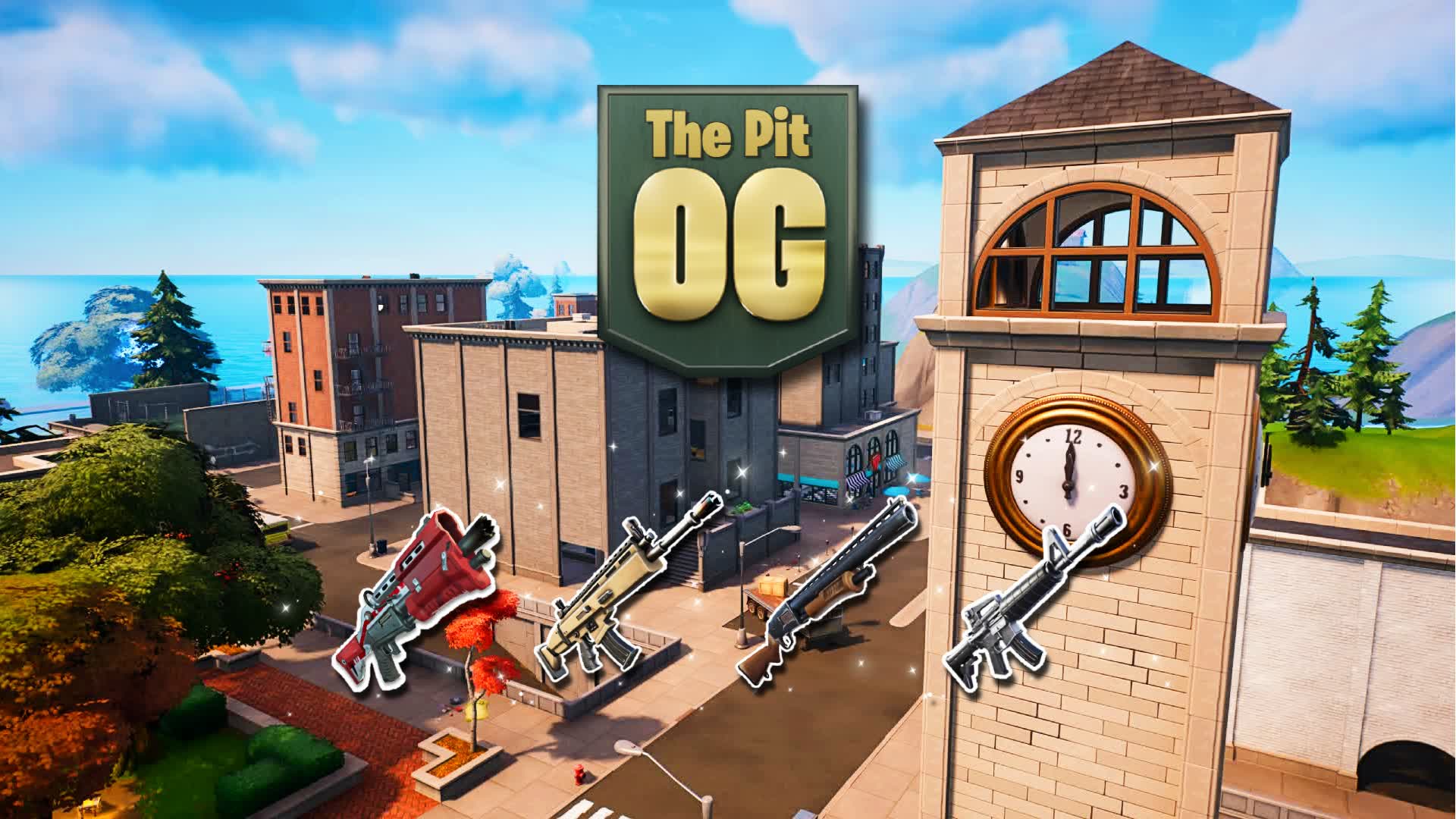 OG PIT - TILTED TOWERS ⭐ [ dmoe ] – Fortnite Creative Map Code
