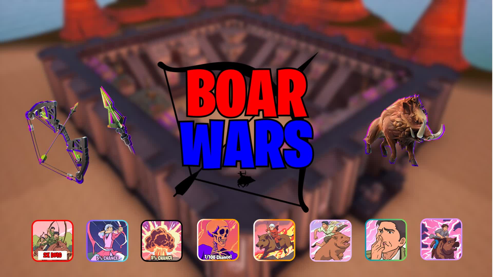 🐗BOAR WARS🏹 [ swah ] – Fortnite Creative Map Code