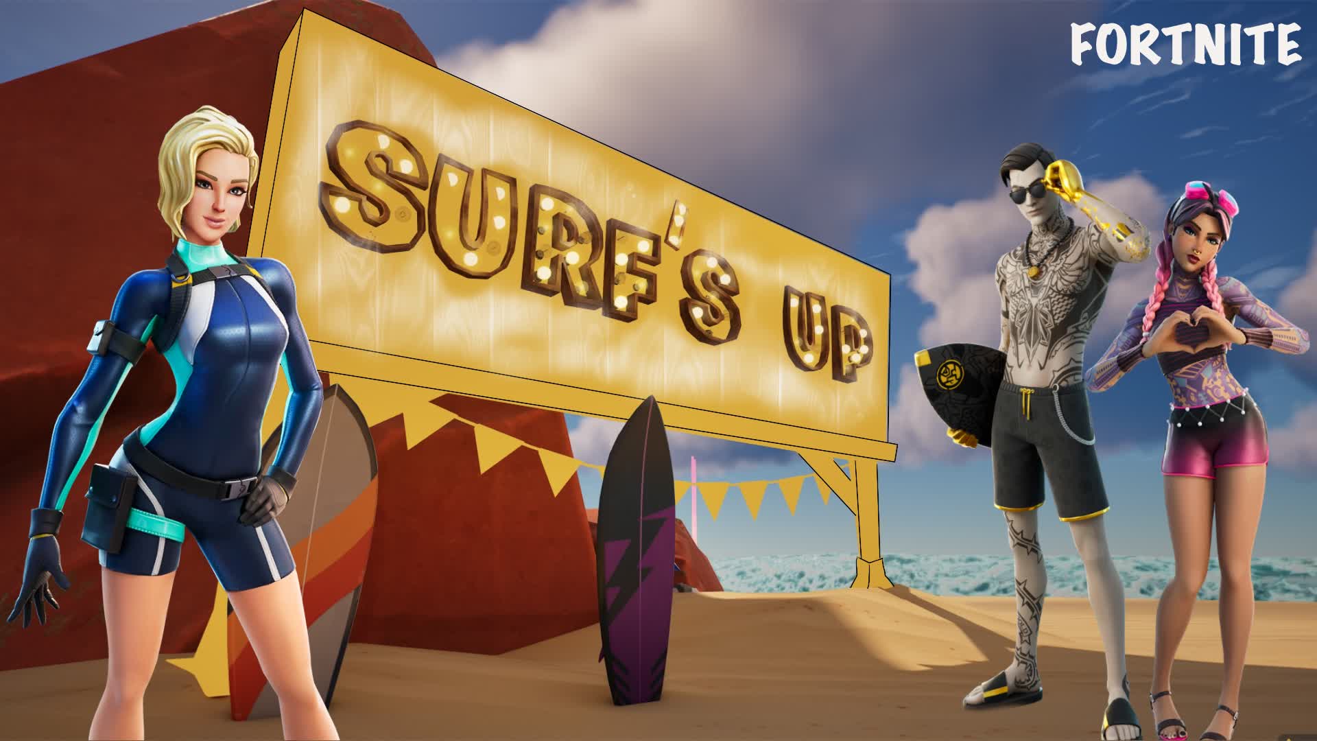 Surf's Up [ odinsowlgames ] – Fortnite Creative Map Code