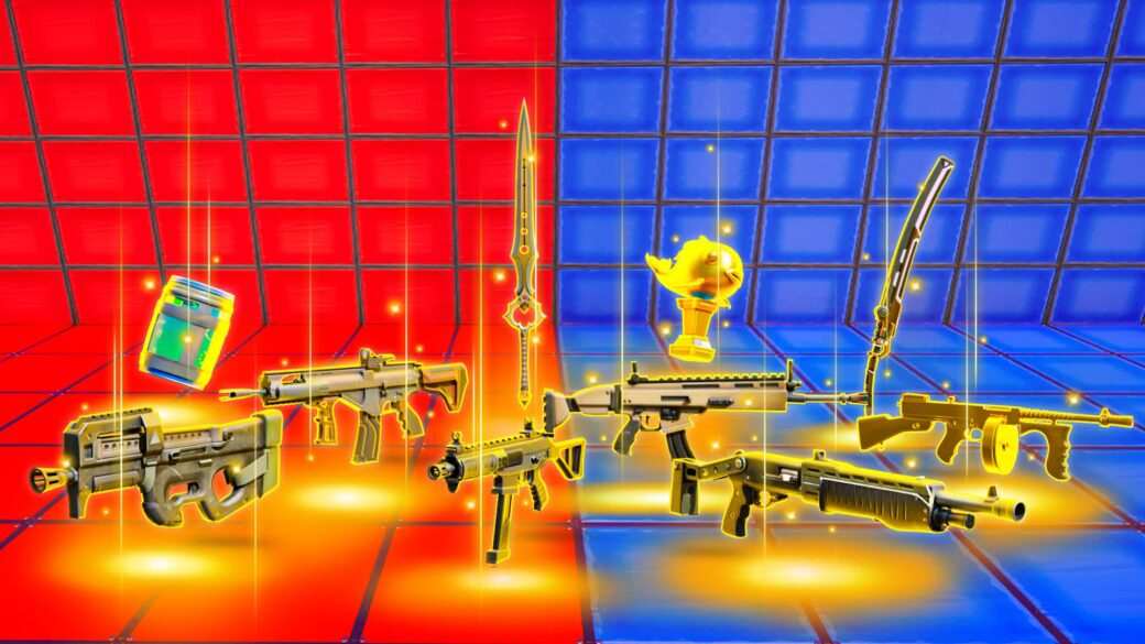 MYTHICS RED VS BLUE [ reliance ] – Fortnite Creative Map Code