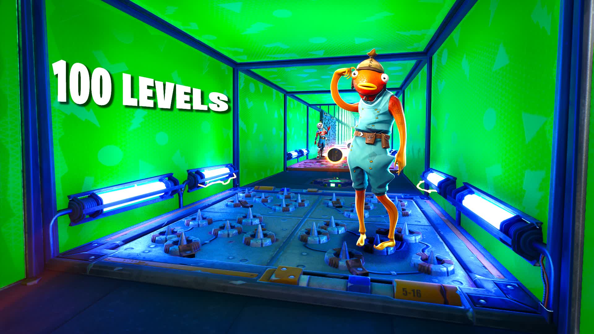 100 level Deathrun [ maddiepotato ] – Fortnite Creative Map Code