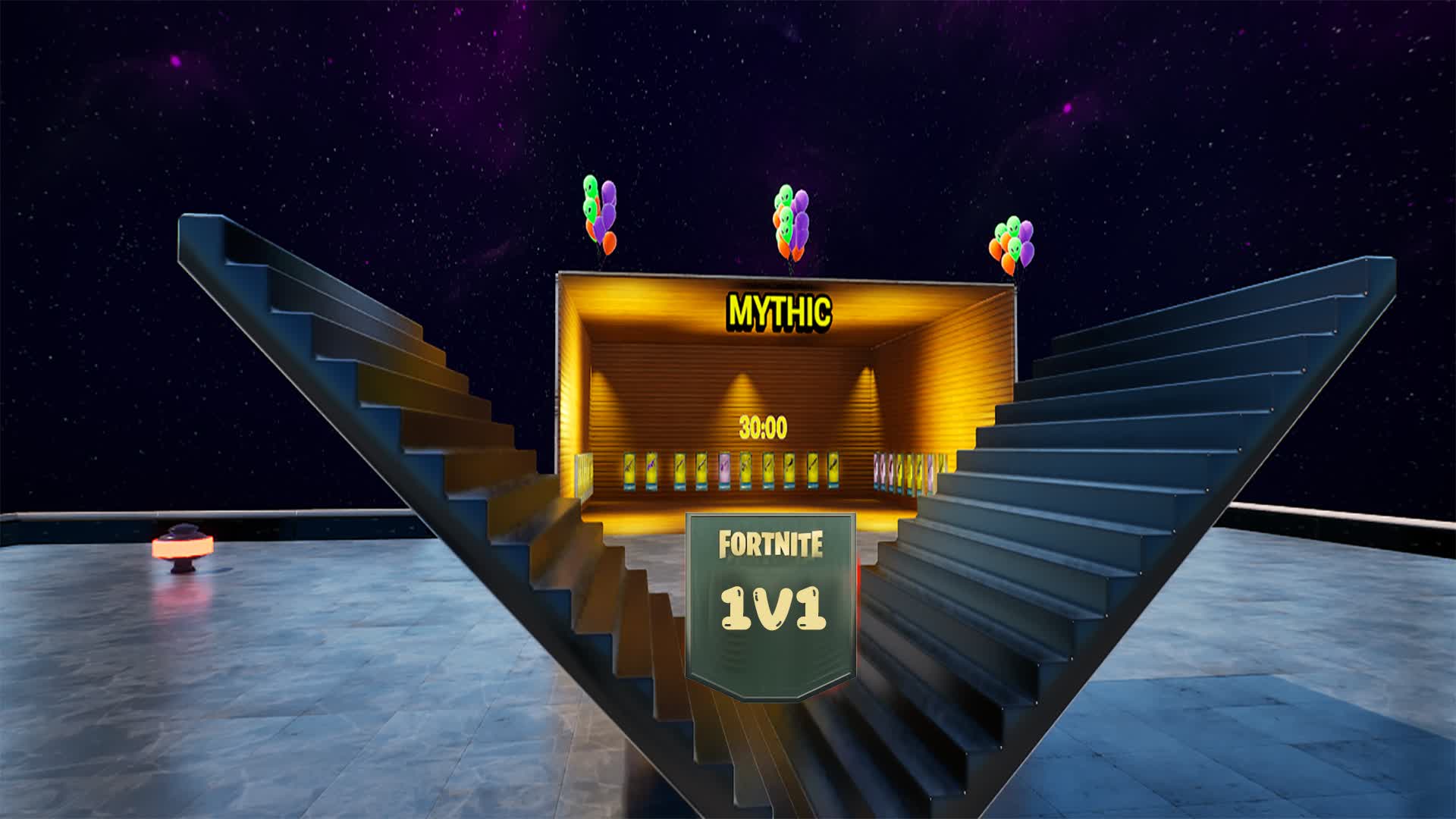 S1 ALL GUNS 1V1 [ scorprolls ] – Fortnite Creative Map Code