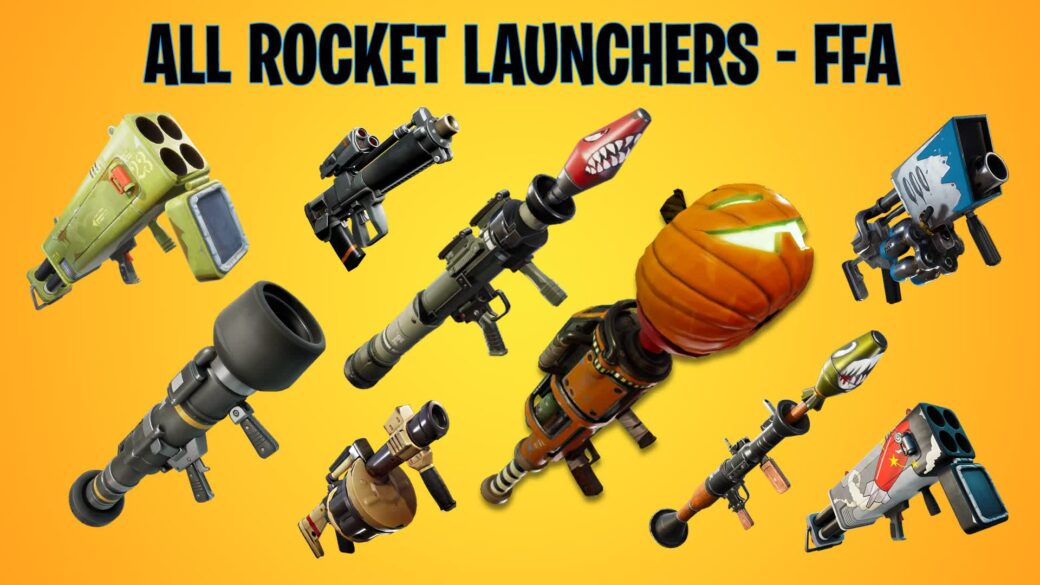 ALL ROCKET LAUNCHERS - FFA [ hurryup ] – Fortnite Creative Map Code