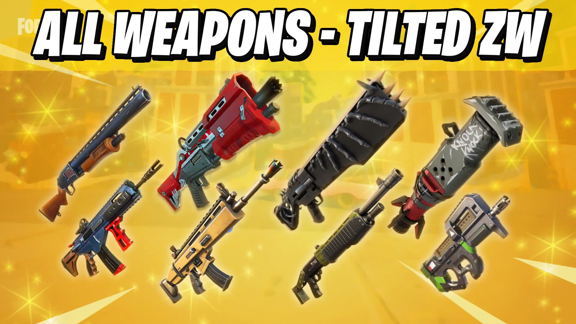 ALL WEAPONS - TILTED ZONE WARS [ ryger77 ] – Fortnite Creative Map Code