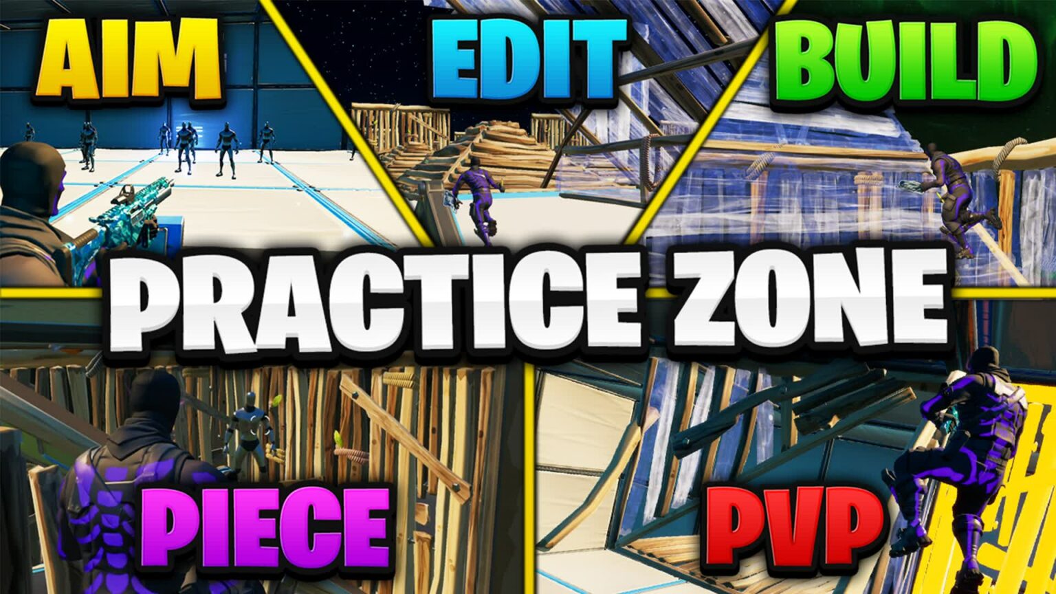 PRACTICE ZONE 📝EDIT 🎯 AIM 🧩 PIECE [ Kevzter ] – Fortnite Creative Map Code