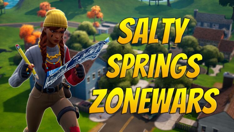 Salty Springs Zonewars [ scartghost ] – Fortnite Creative Map Code