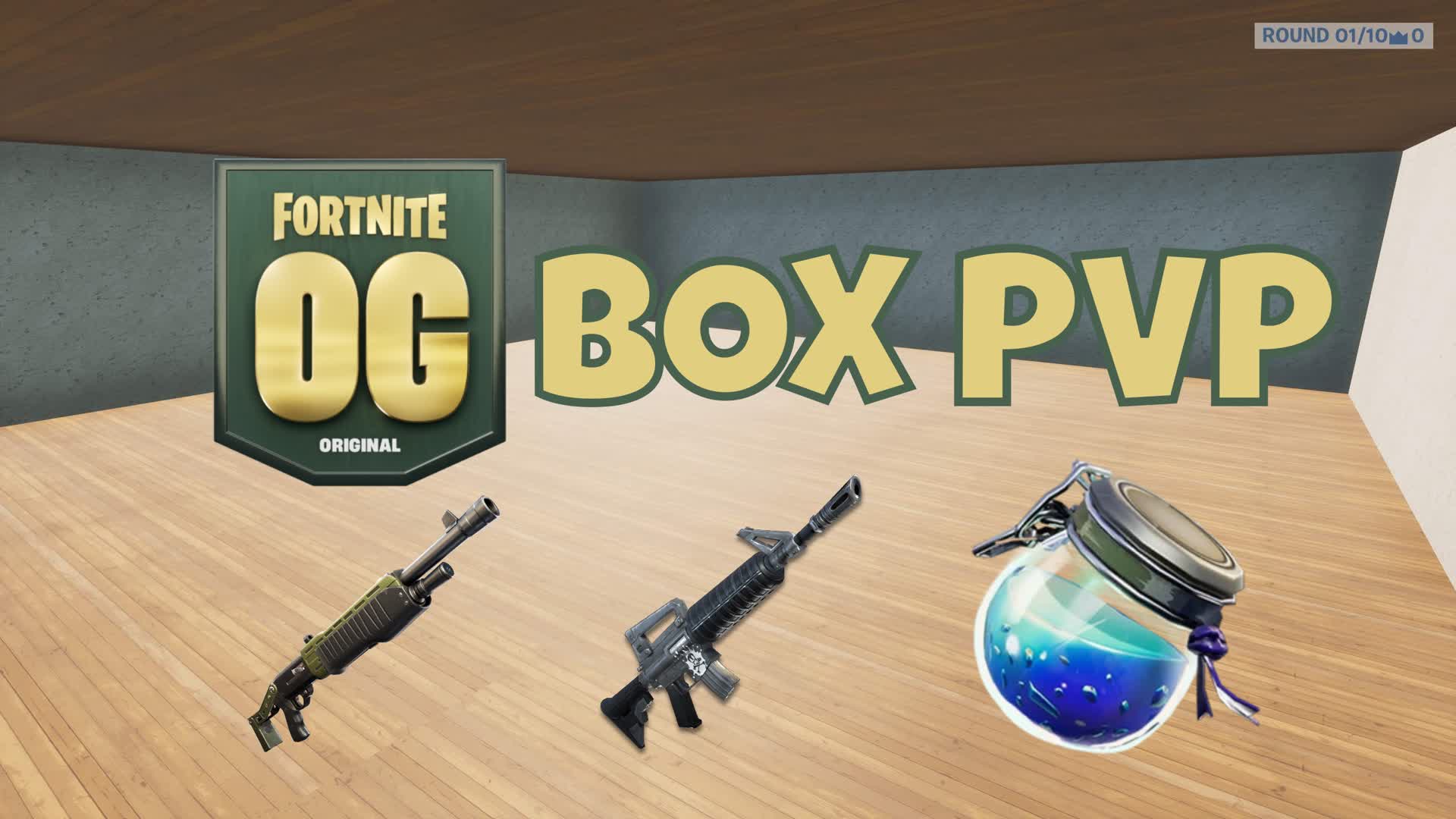 OG Fortnite Box PVP (OG Weapons) [ minizoids ] – Fortnite Creative Map Code