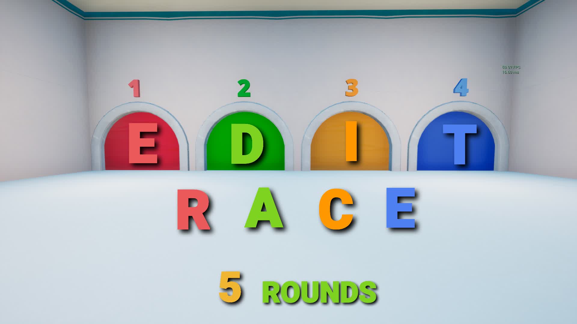 Edit Race (5 rounds) [ honediggy ] – Fortnite Creative Map Code