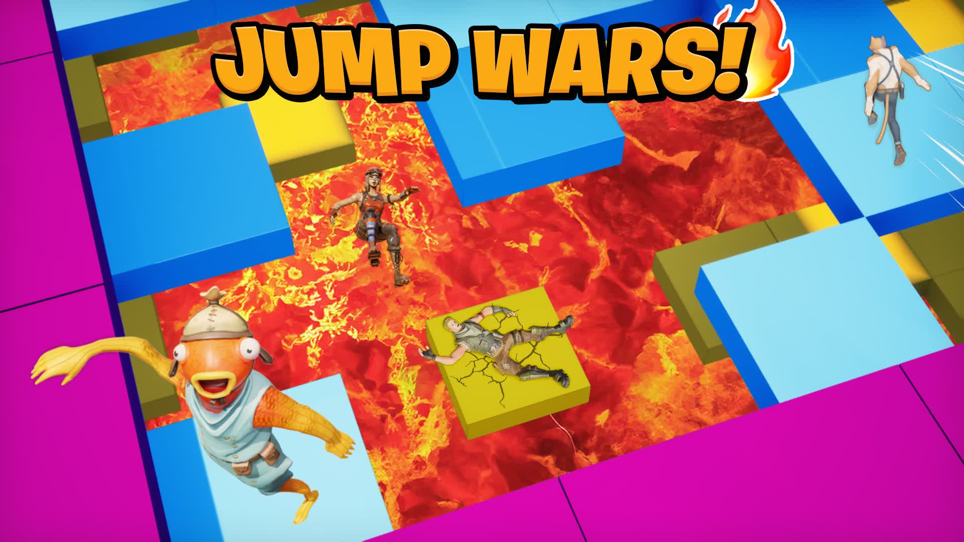JUMP WARS !! [ yjy ] – Fortnite Creative Map Code