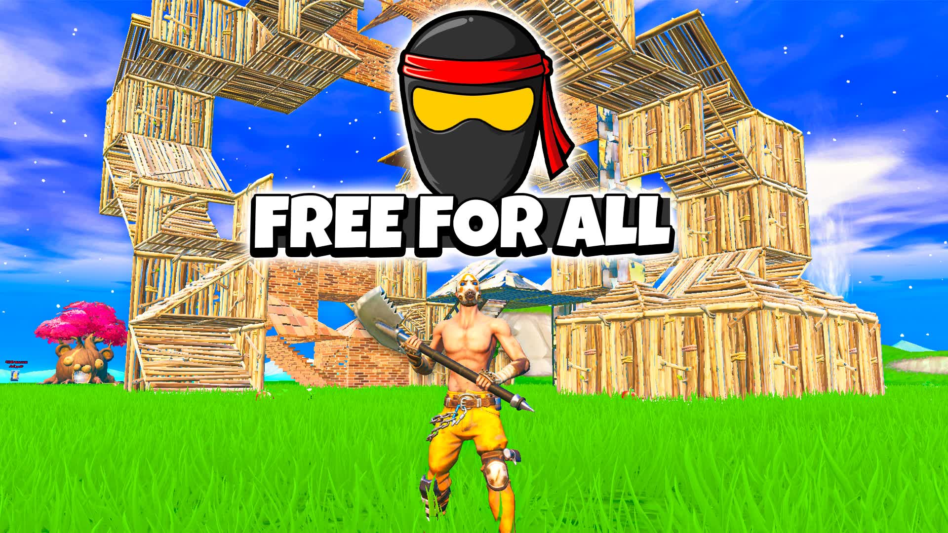 SAMURAI BUILD FIGHTS || FREE FOR ALL ! [ d7b ] – Fortnite Creative Map Code