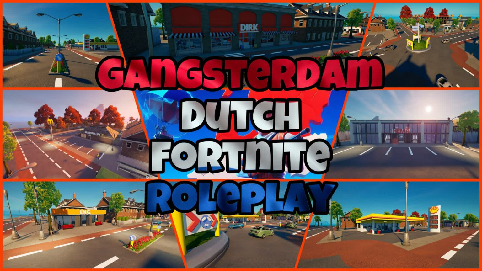 Gangsterdam Dutch Fortnite RP! [ geertjetv ] – Fortnite Creative Map Code