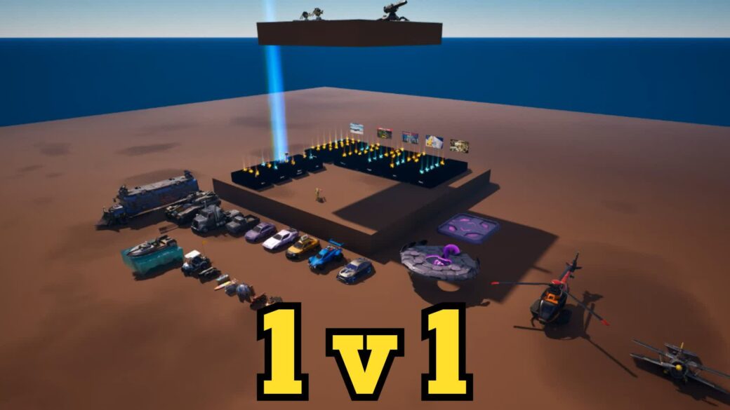 ALL MYTHIC AND EXOTIC WEAPON [ water_2000 ] – Fortnite Creative Map Code