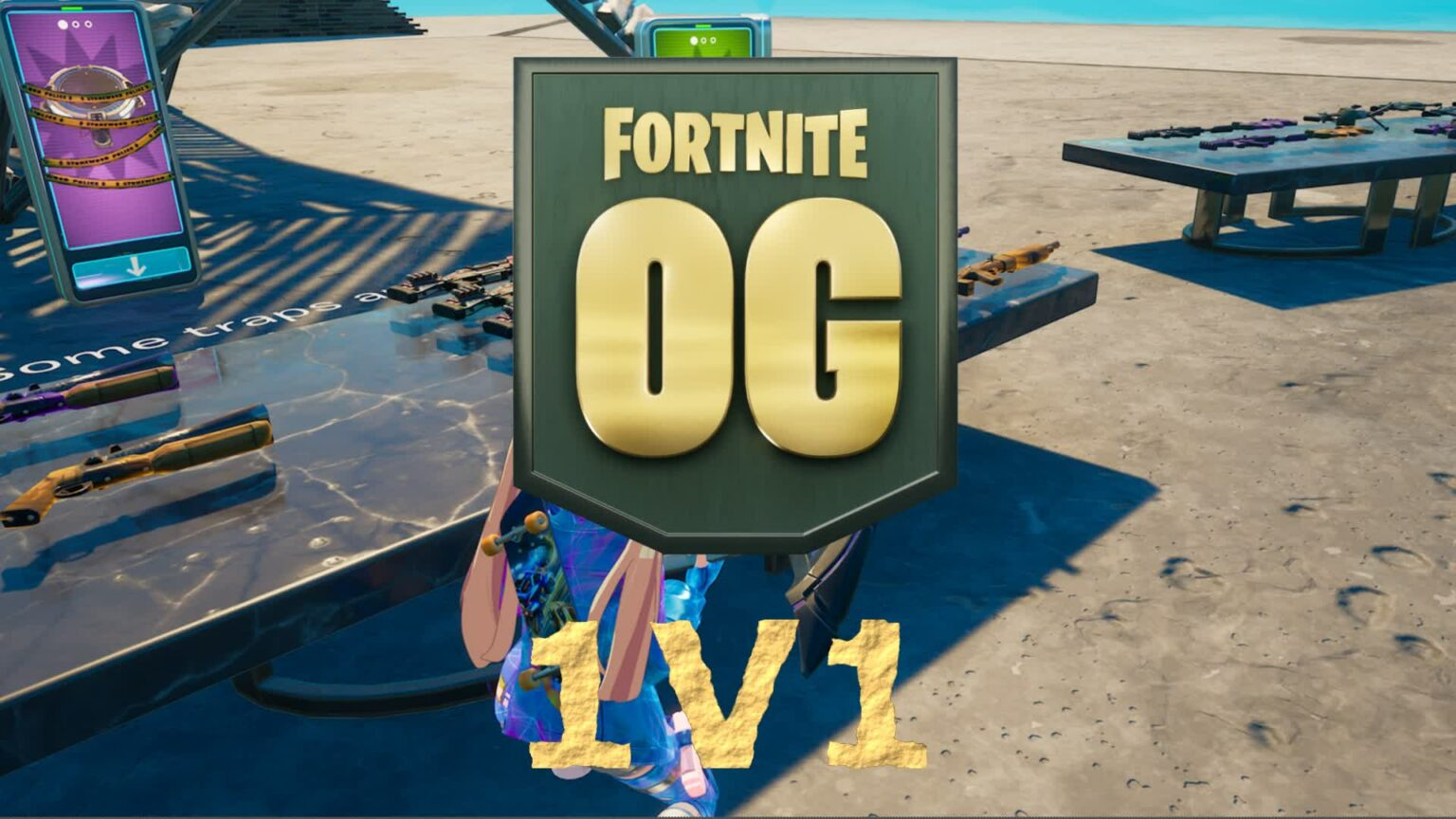 OG 1V1 - TRAPS!!!! [ thomas21tm ] – Fortnite Creative Map Code