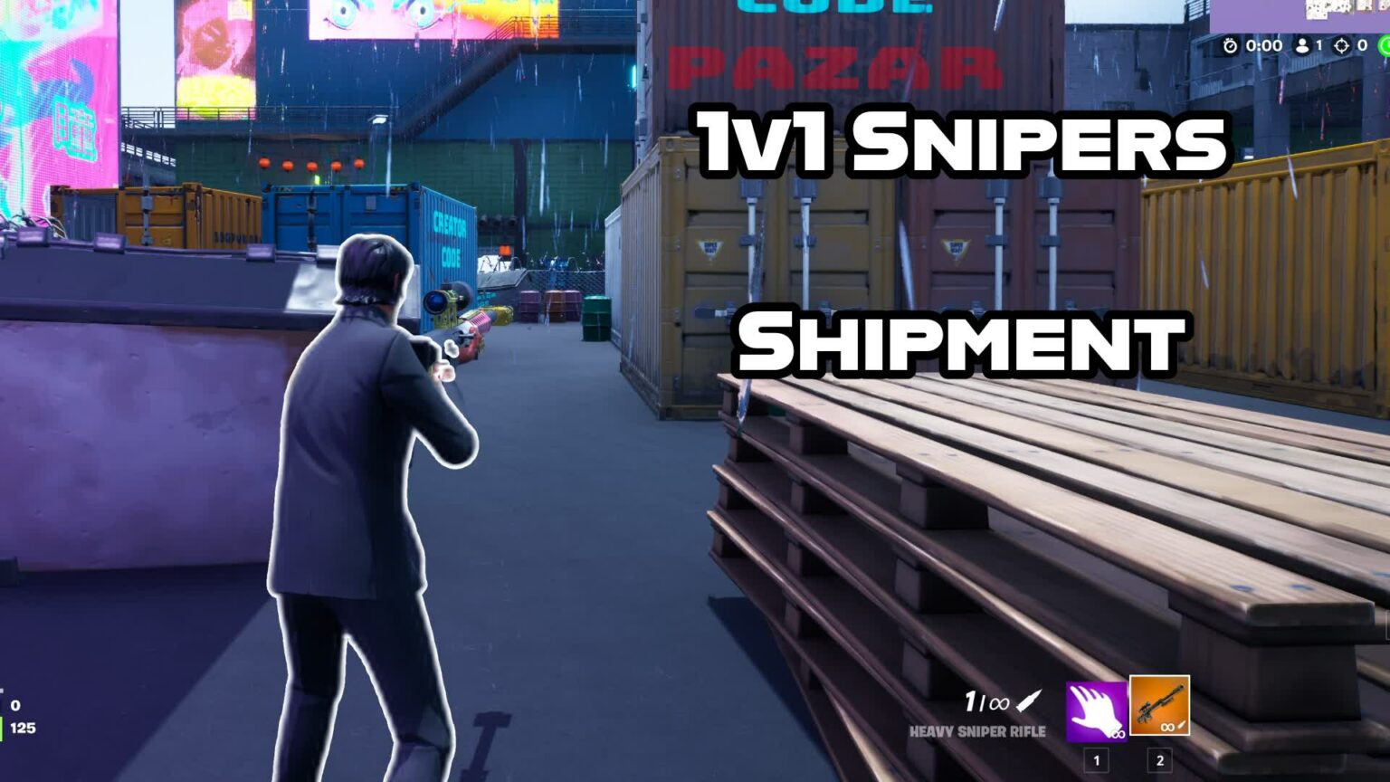 1v1 Snipers Only Shipment [ pazar ] – Fortnite Creative Map Code