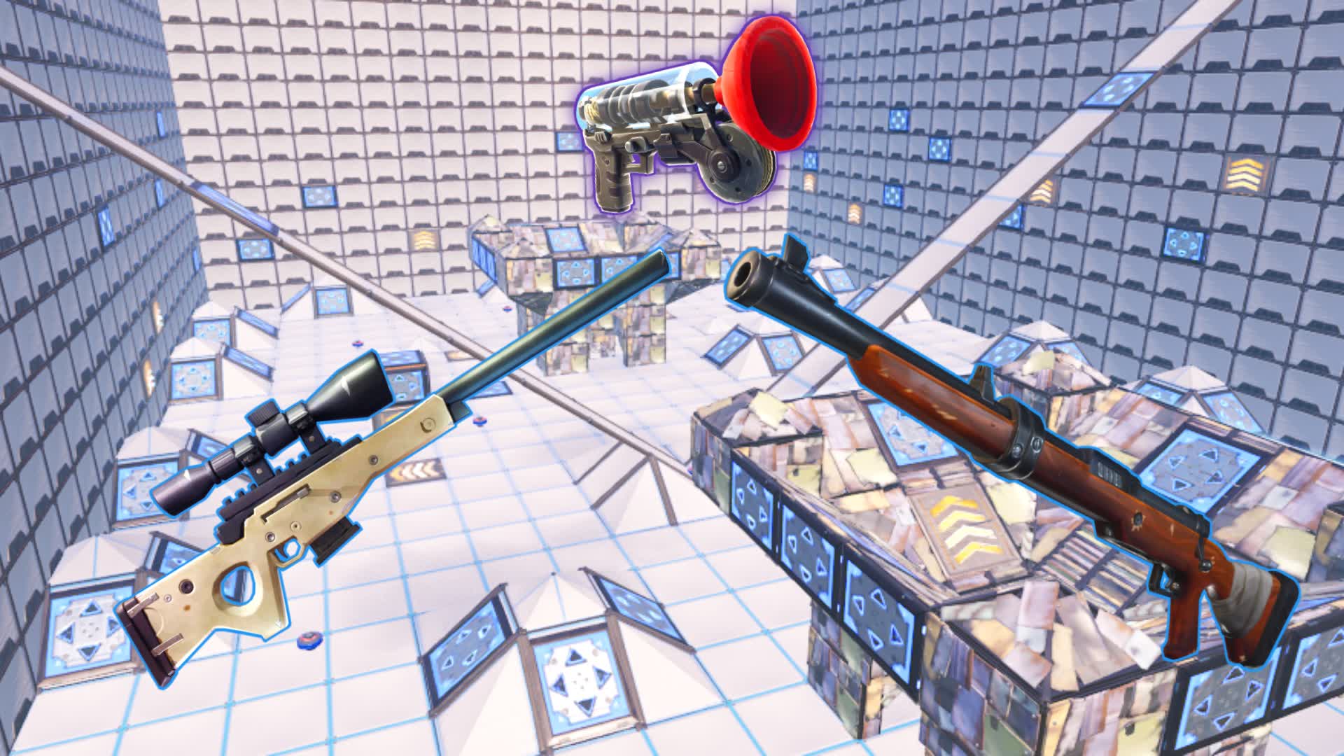 🔫SNIPER NOSCOPE WARS [ONE SHOT]🎯 [ oreidi ] – Fortnite Creative Map Code