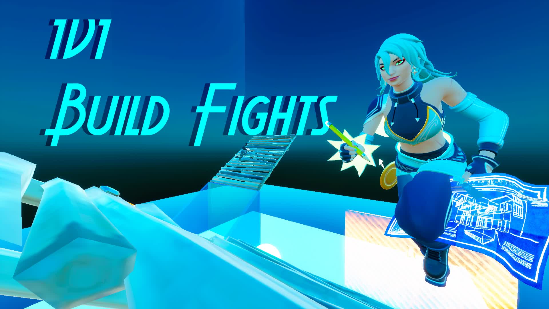 Refined Simple 1v1 Build Fights [ felicia ] – Fortnite Creative Map Code