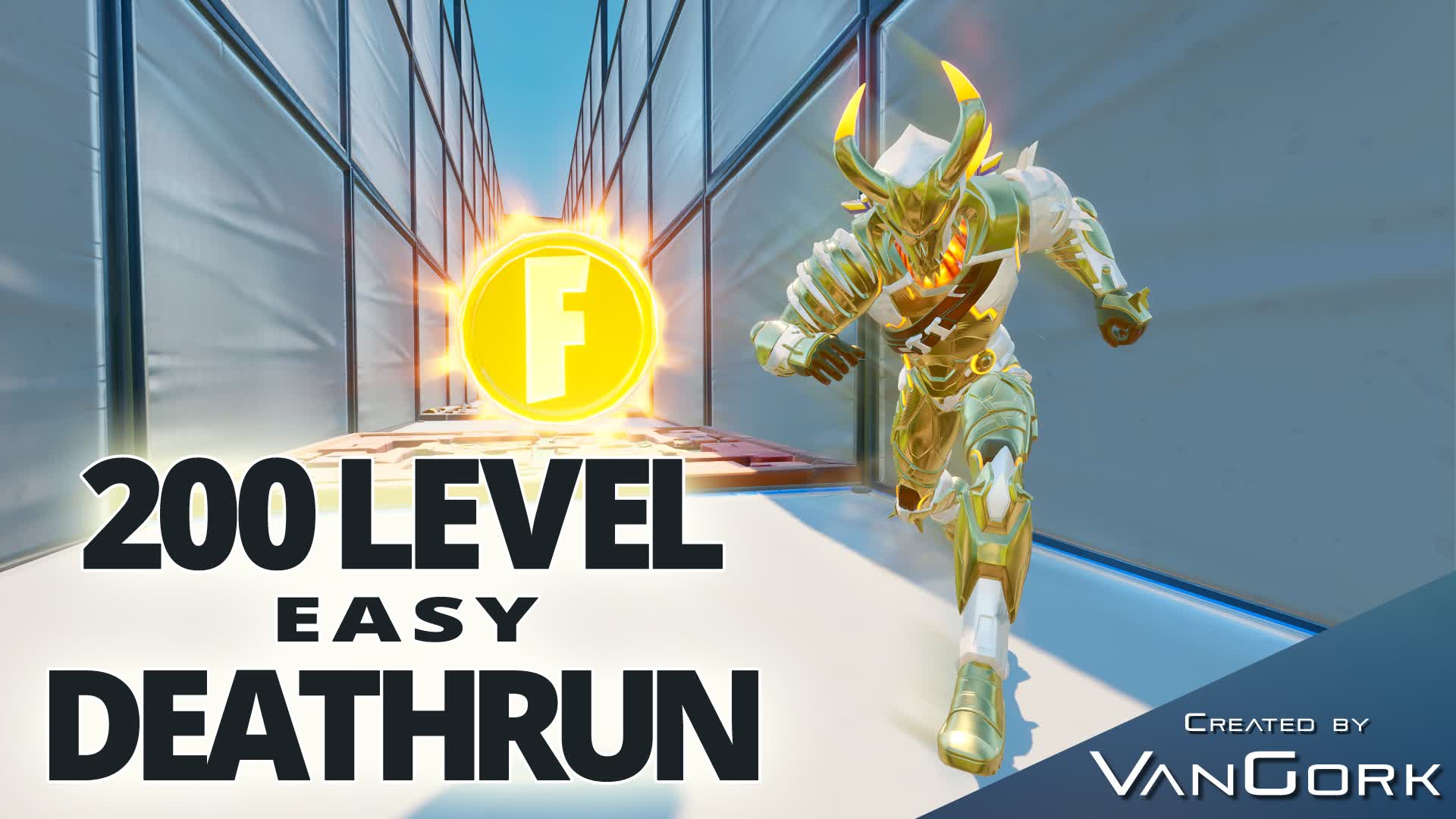 200 LEVEL EASY DEATHRUN BY VANGORK [ vangork ] – Fortnite Creative Map Code