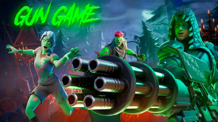 👻TERROR GUN GAME ONE SHOT [ tanrox ] – Fortnite Creative Map Code