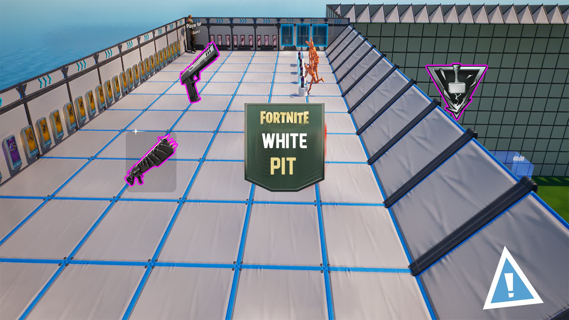 HEROES WHITE PIT ⭐ [ scorprolls ] – Fortnite Creative Map Code