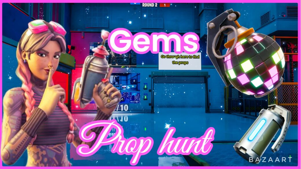 Gems prison prop hunt [ angelxd ] – Fortnite Creative Map Code