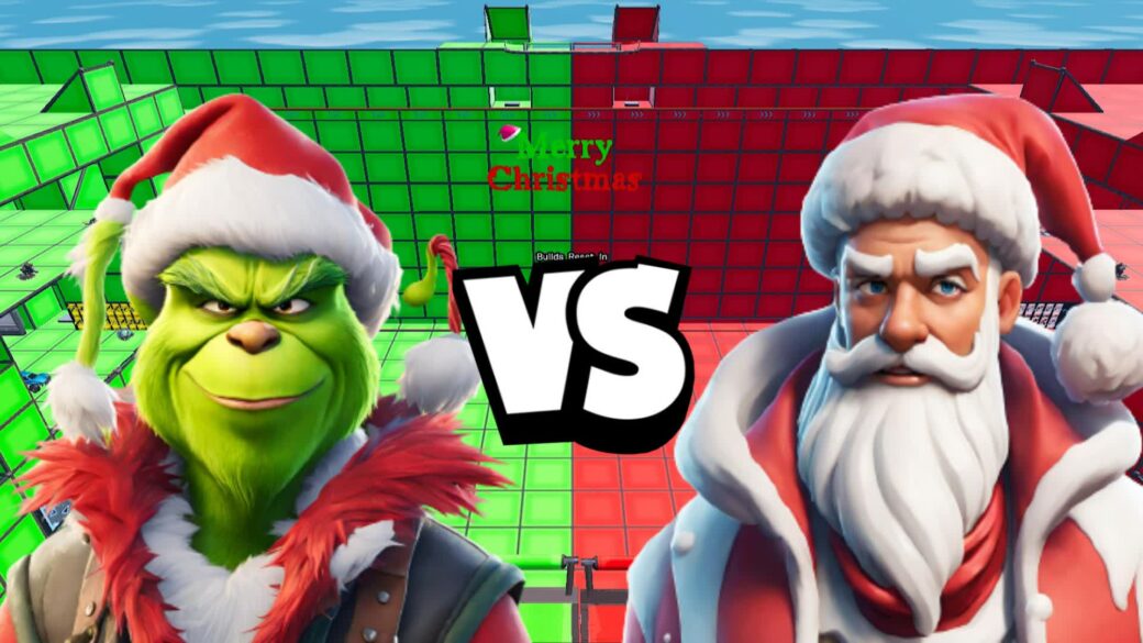 🎅SANTA VS GRINCH🎄 [ frostedstudio ] – Fortnite Creative Map Code
