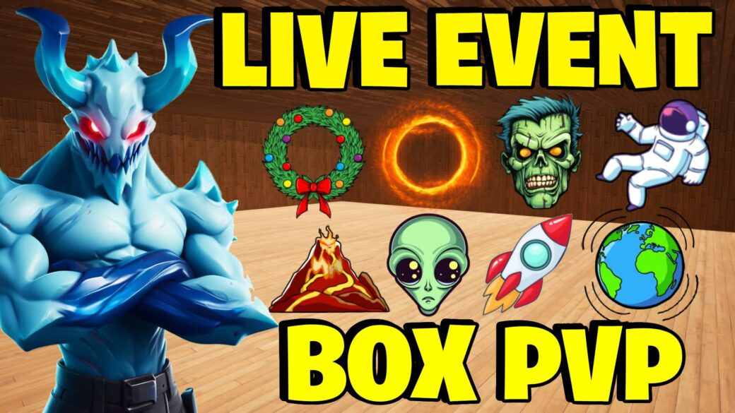 LIVE EVENT BOX PVP 📦 [ crowncreative ] – Fortnite Creative Map Code