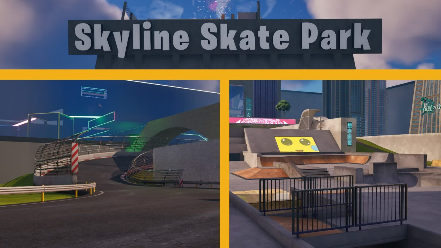 Skyline Skate Park [ fallen-champ ] – Fortnite Creative Map Code