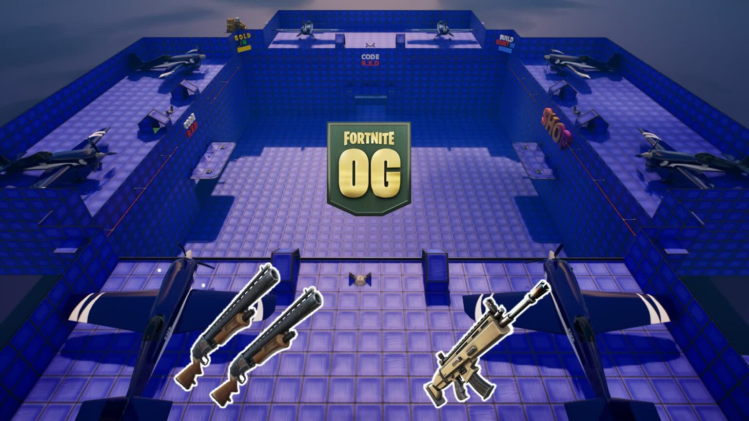 🟦 The Crazzzy Blue Box 🟦 [ r.e.d ] – Fortnite Creative Map Code