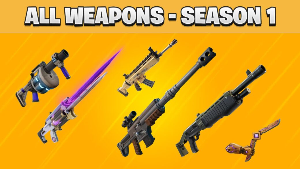 ALL OG WEAPONS - SEASON 1 [ xsweeze ] – Fortnite Creative Map Code