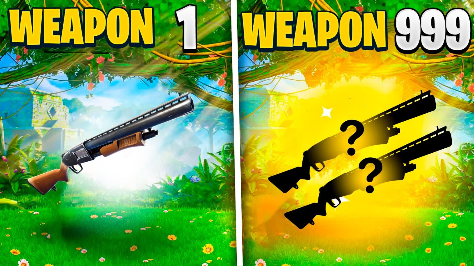 🌳JUNGLE GUN GAME ONE SHOT [ steinerfn ] – Fortnite Creative Map Code