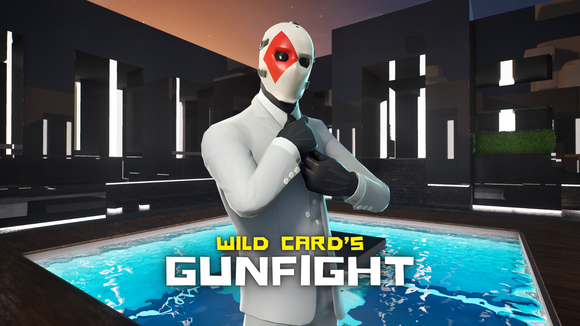 🎲 WILD CARD'S GUNFIGHT [ danomitedan ] – Fortnite Creative Map Code