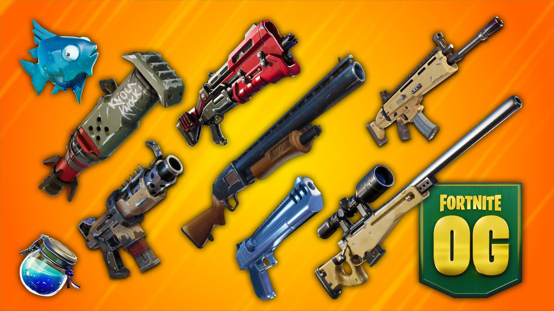 ALL OG WEAPONS - FREE FOR ALL [ freeforall ] – Fortnite Creative Map Code