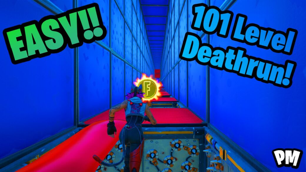 ⭐101 Level Easy Deathrun⭐ [ playermade ] – Fortnite Creative Map Code