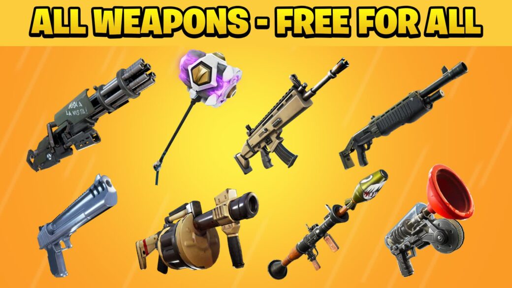 💥ALL WEAPONS - FREE FOR ALL💥 [ mapsos ] – Fortnite Creative Map Code