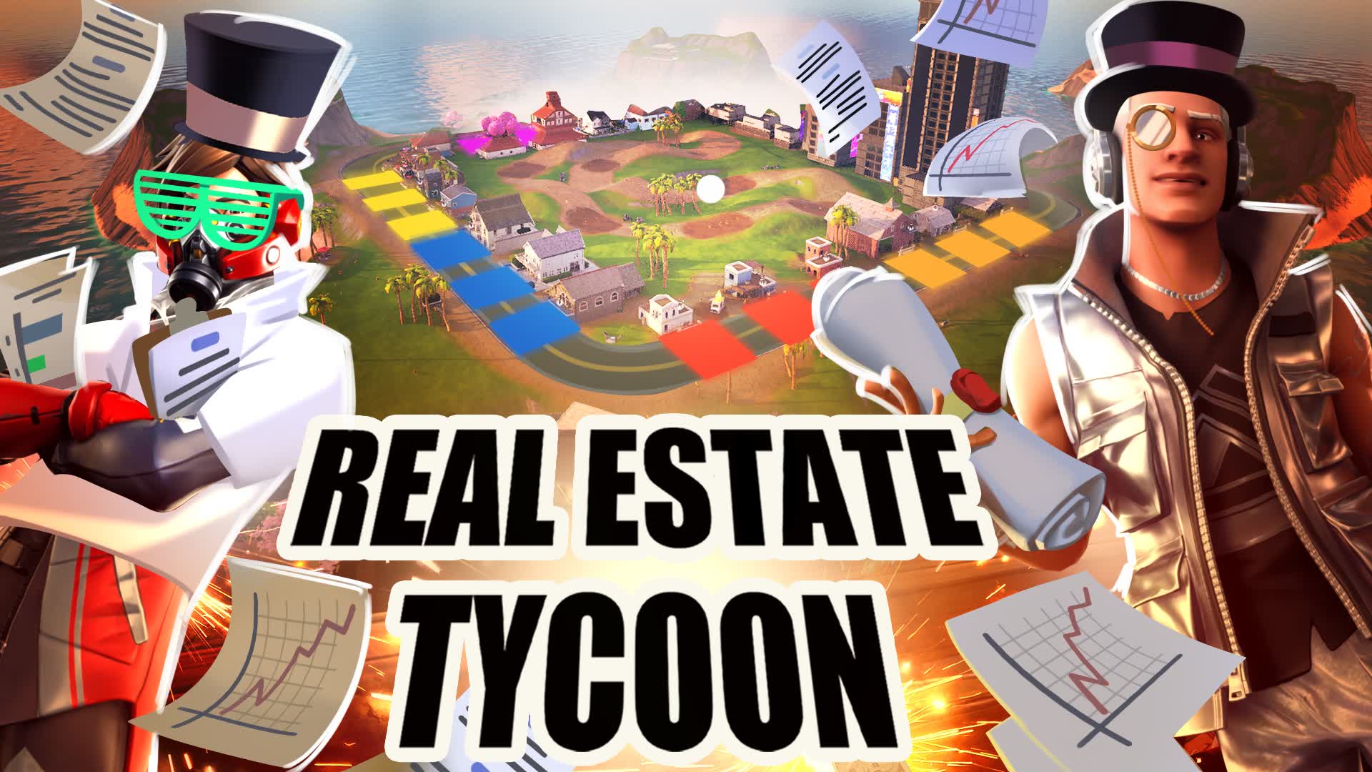 Real Estate Tycoon Rivals [ mortipherius ] – Fortnite Creative Map Code