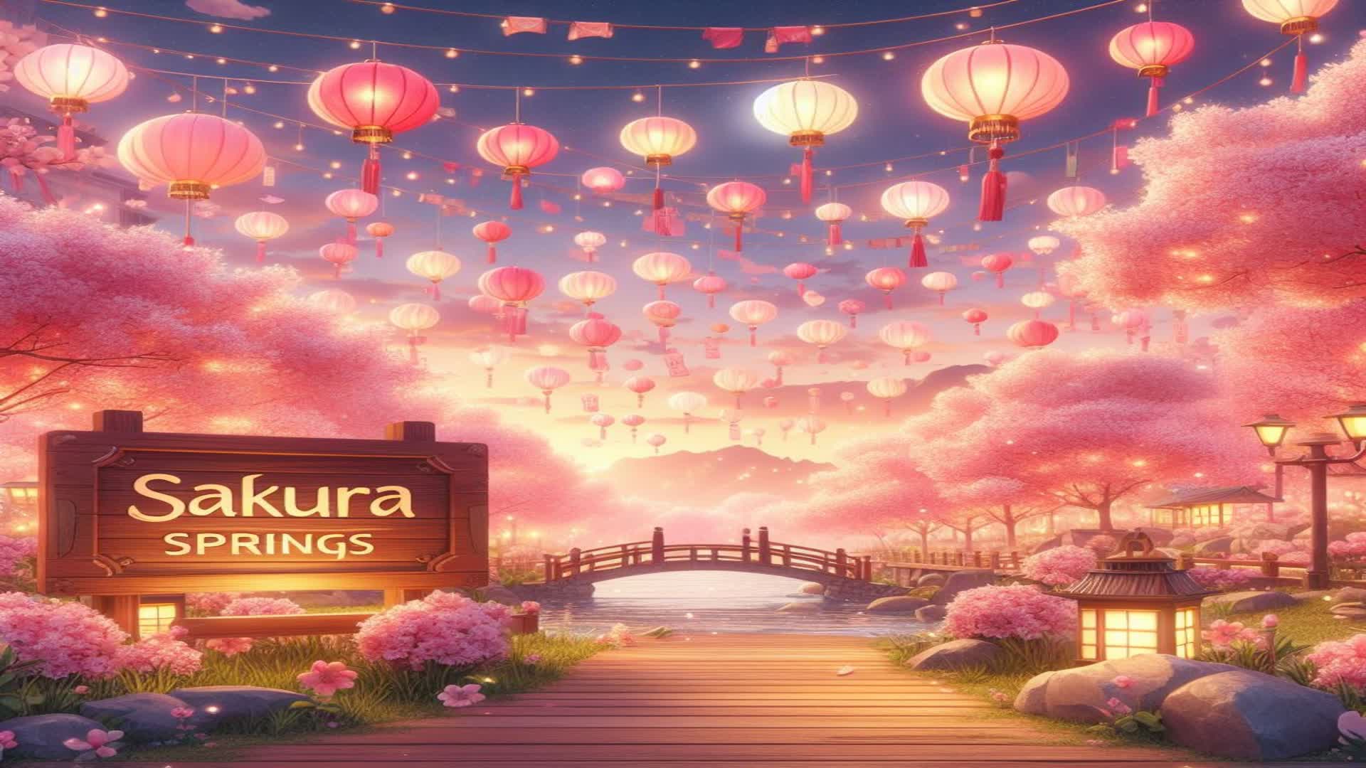 🌸Sakura Springs Replay💕 [ mashpotato ] – Fortnite Creative Map Code