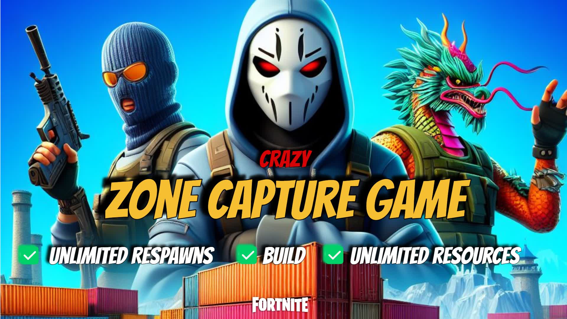 ZONE CAPTURE GAME [ swttn ] – Fortnite Creative Map Code