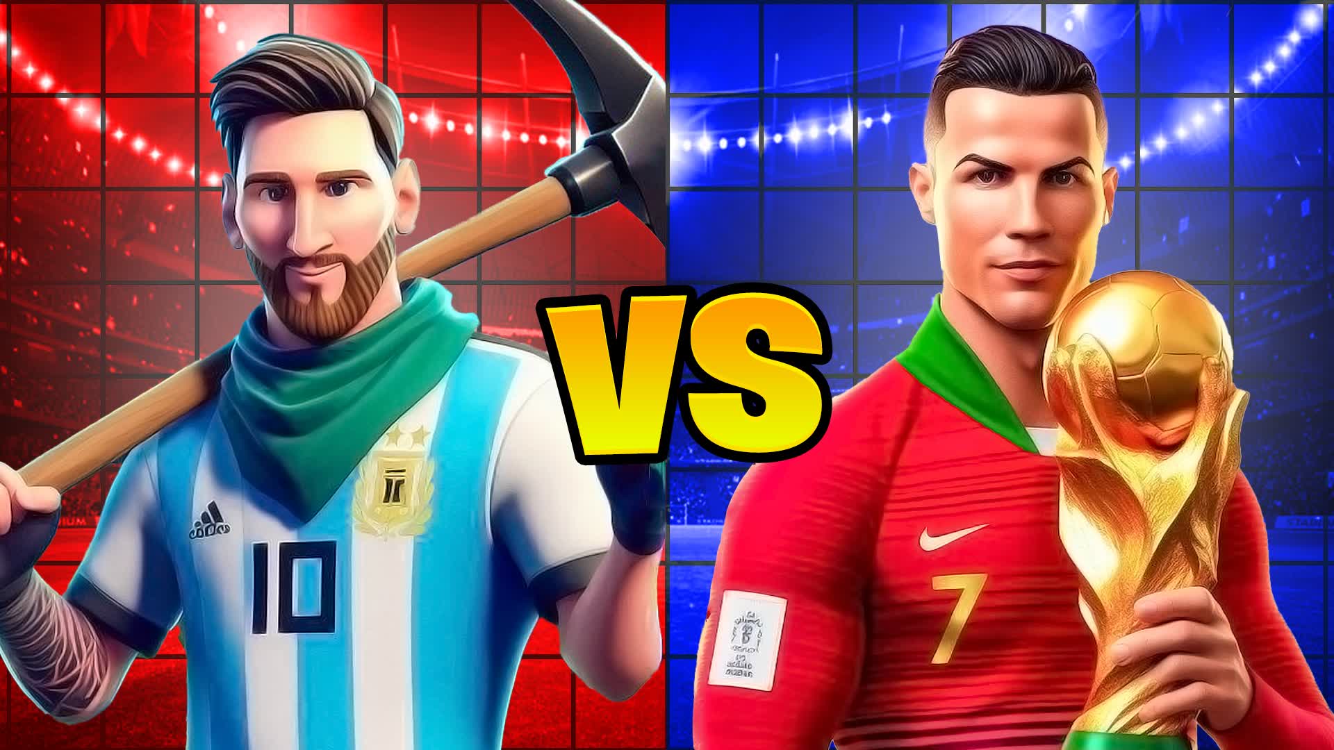 🐐RONALDO VS MESSI🔥🥇 [ gamcha ] – Fortnite Creative Map Code