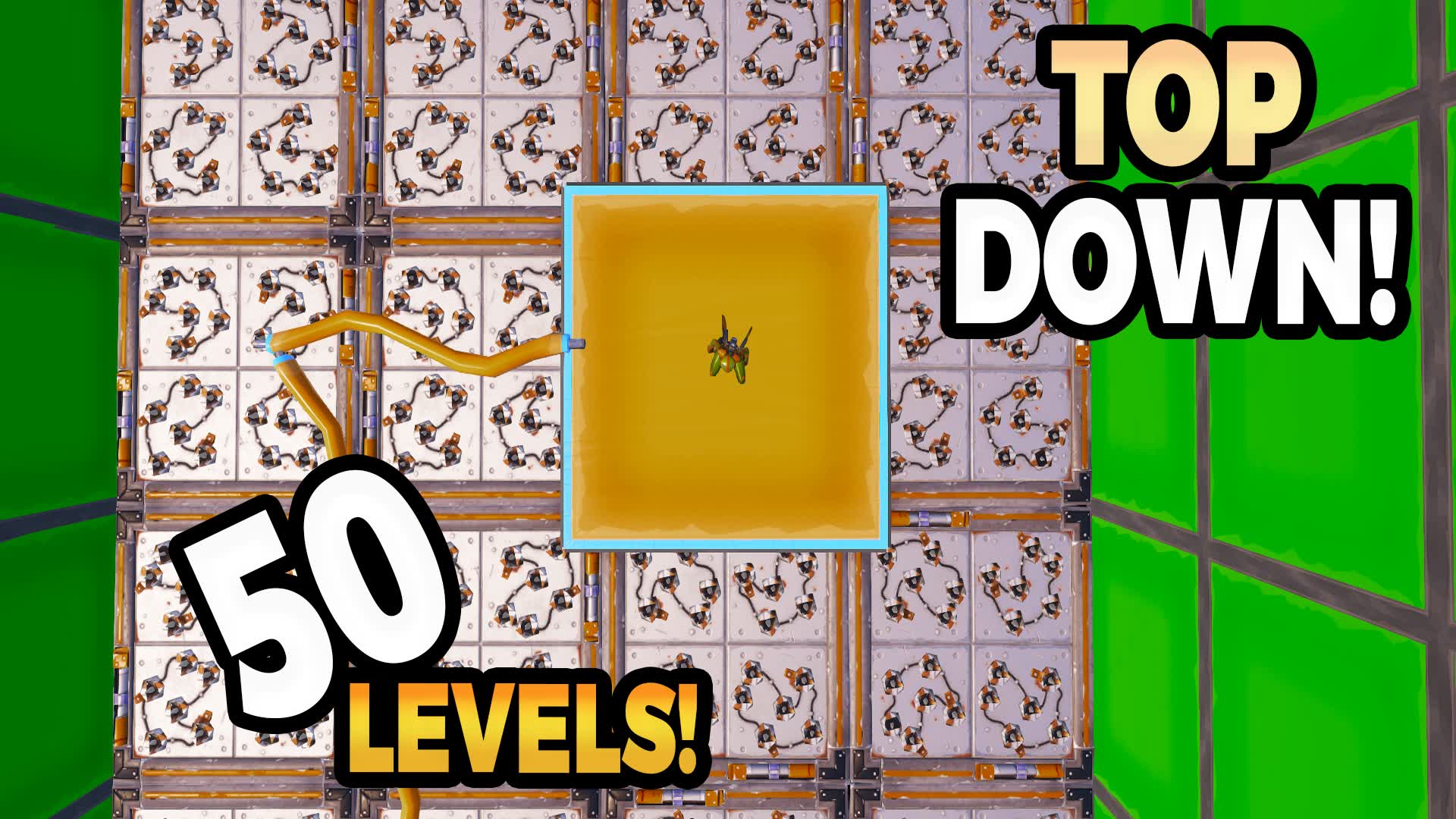 50 LEVEL TOP DOWN DEATHRUN [ alexjj ] – Fortnite Creative Map Code