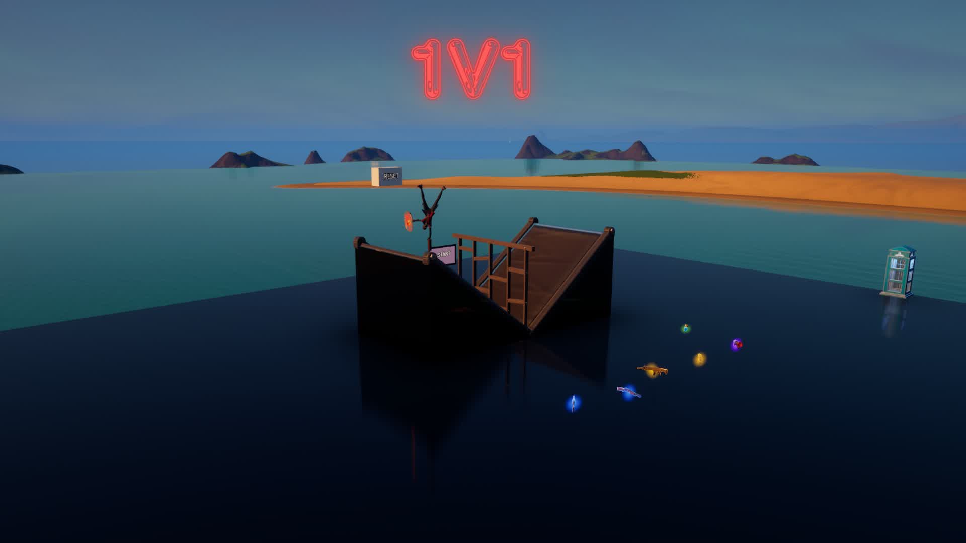 New weapons - 1v1 map [ mainblanc ] – Fortnite Creative Map Code