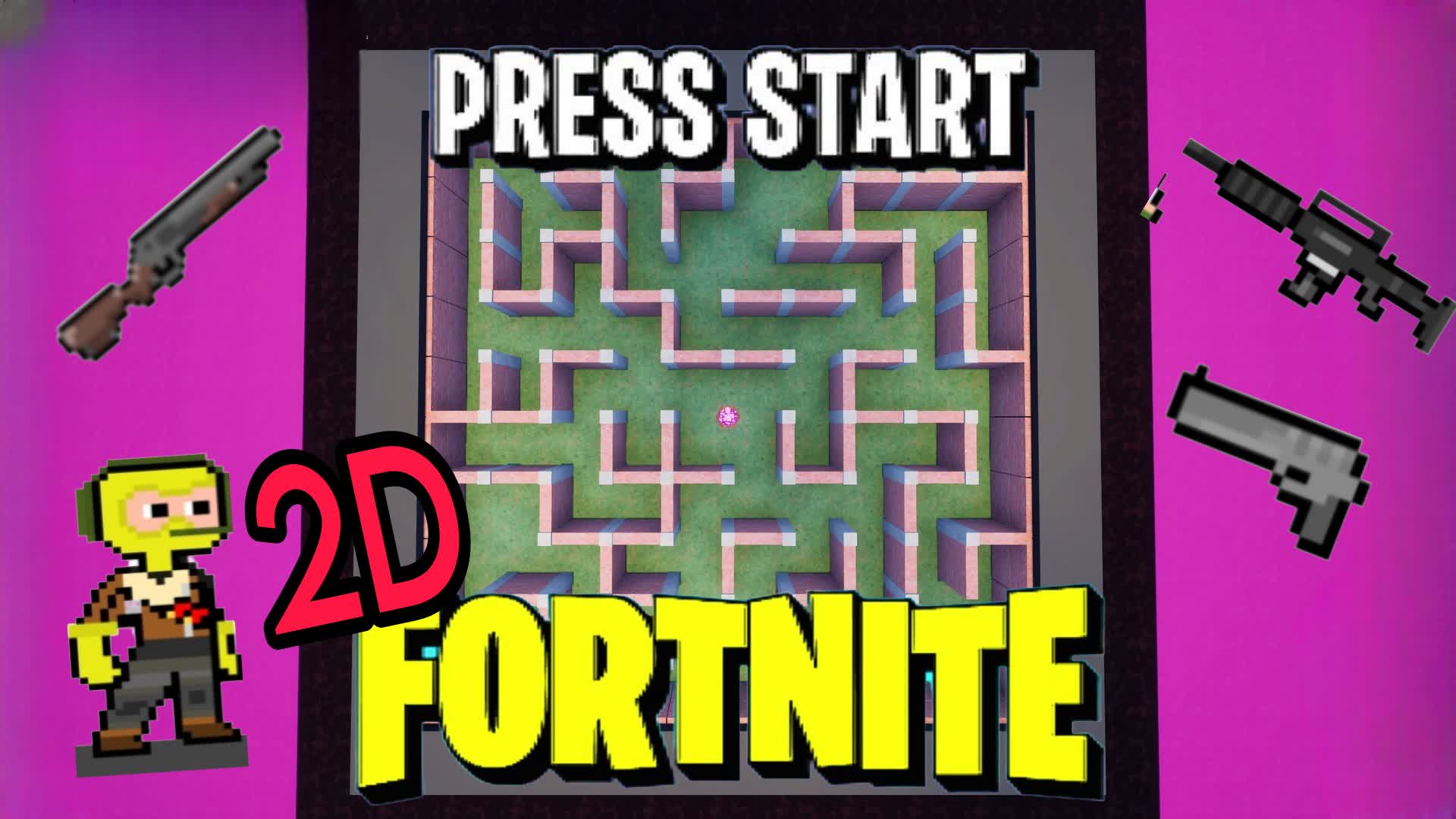 2D FORTNITE (FFA) ⭐ [ jadoo ] – Fortnite Creative Map Code