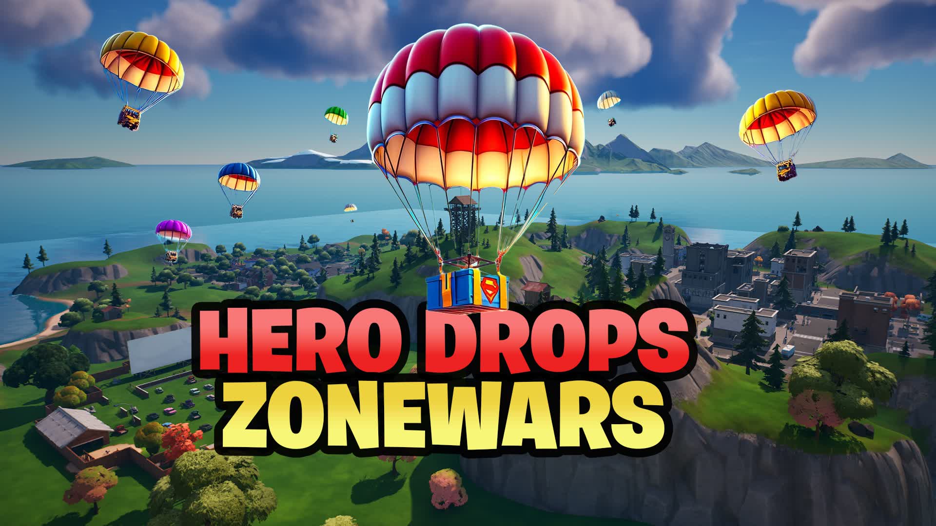 HERO DROP ZONEWARS [ mackan ] – Fortnite Creative Map Code