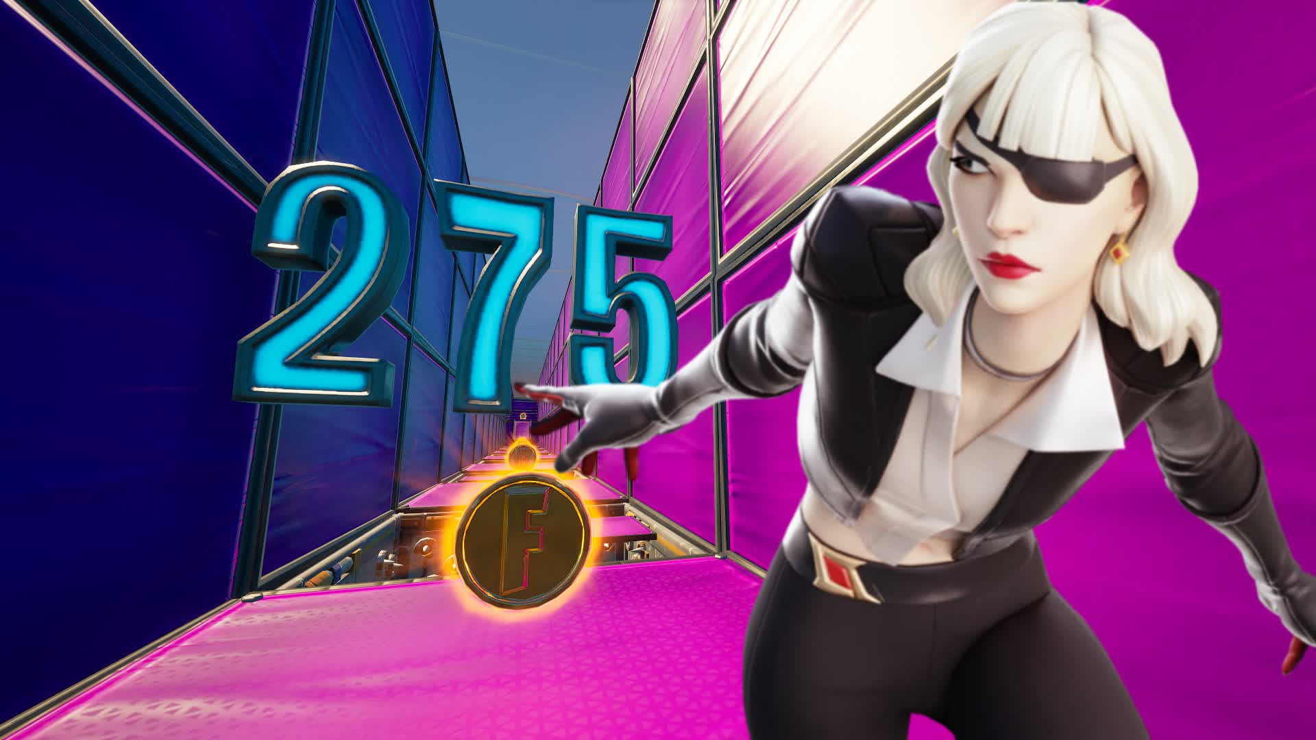 ⭐275 LEVEL EASY DEATHRUN⭐ [ cookiekrill ] – Fortnite Creative Map Code